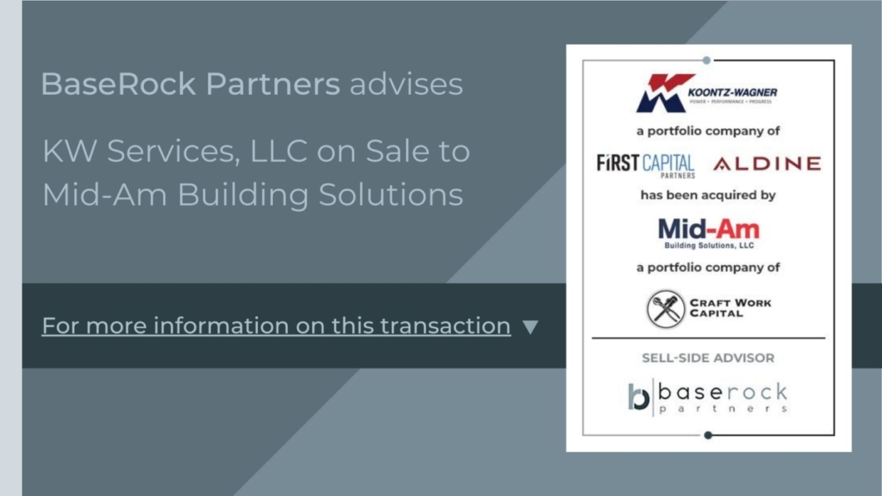 BaseRock Partners Advises KW Services On Its Sale To Mid-Am Building ...